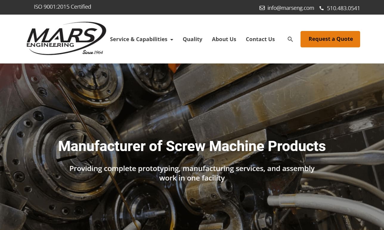 M.A.R.’s Engineering Company | EDM Companies